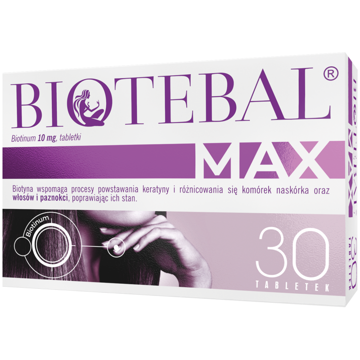 Biotebal Max tabletki 10 mg, 30 tabl./1 opak. | hebeapteka.pl