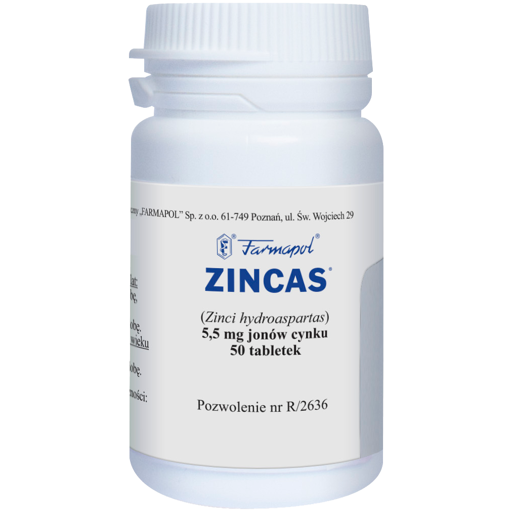 Zincas lek, 50 tabl./1 opak. | hebeapteka.pl
