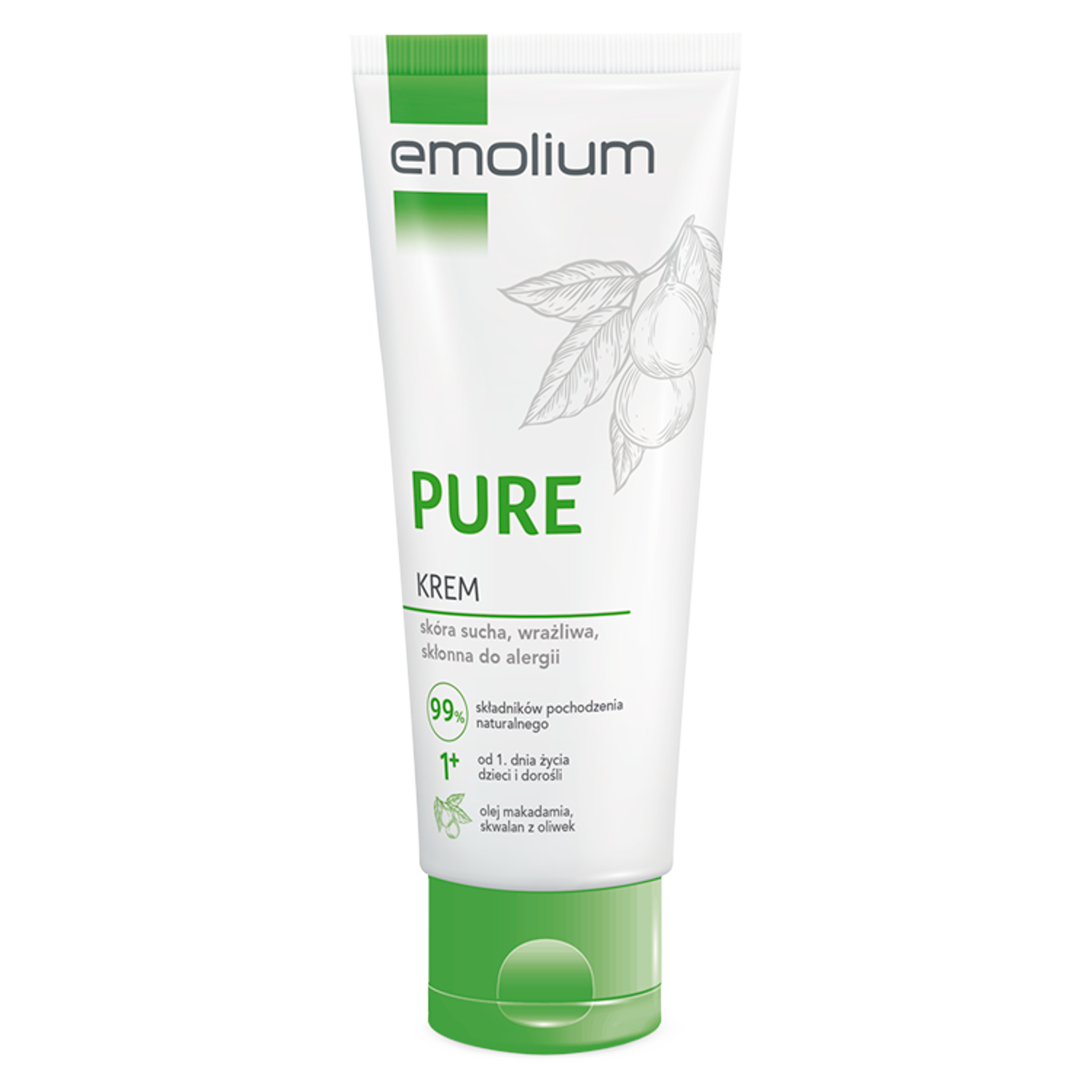Emolium Pure krem do twarzy, 75 ml | hebeapteka.pl