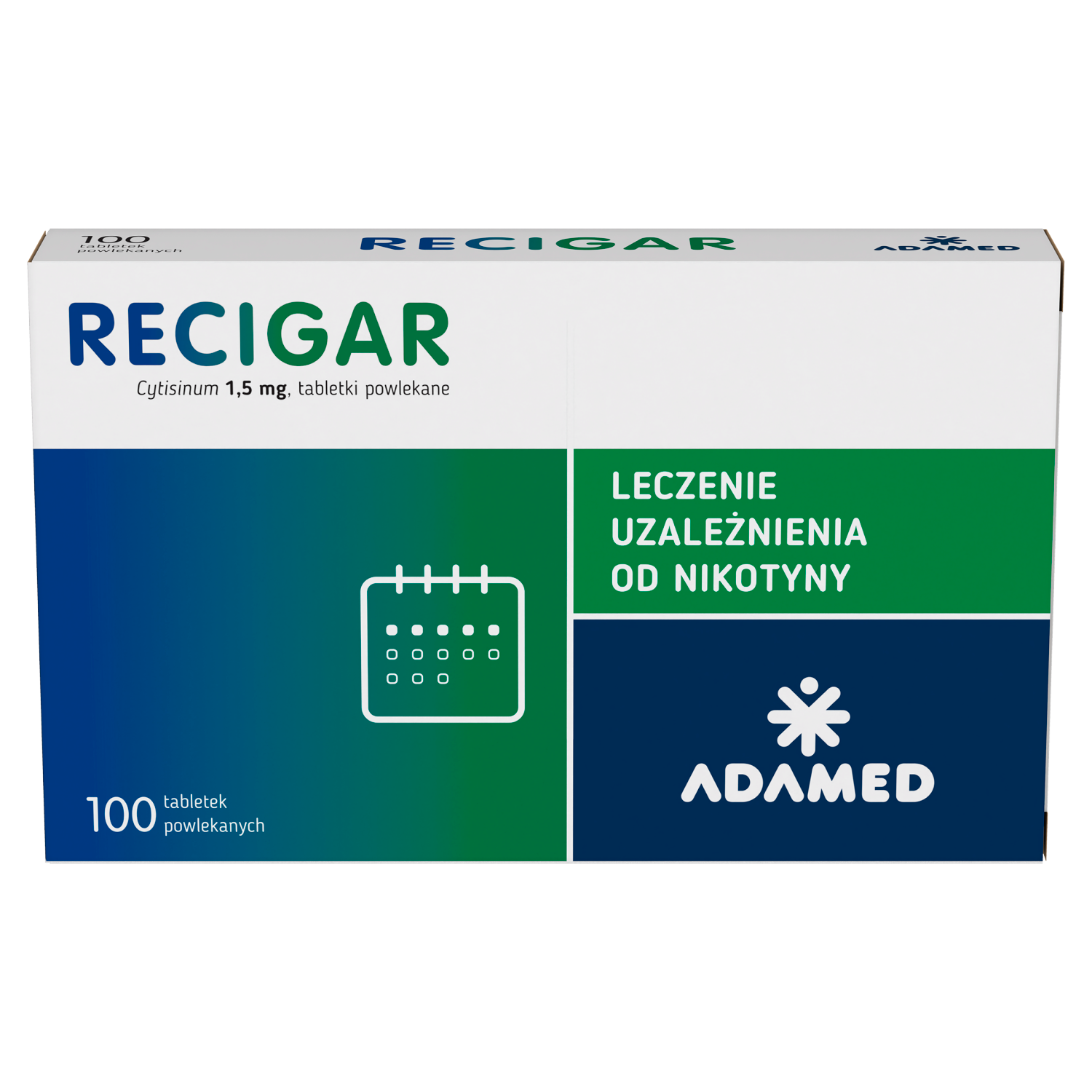 Recigar tabletki powlekane, 1,5 mg, 100 tabl./1 opak. | hebeapteka.pl